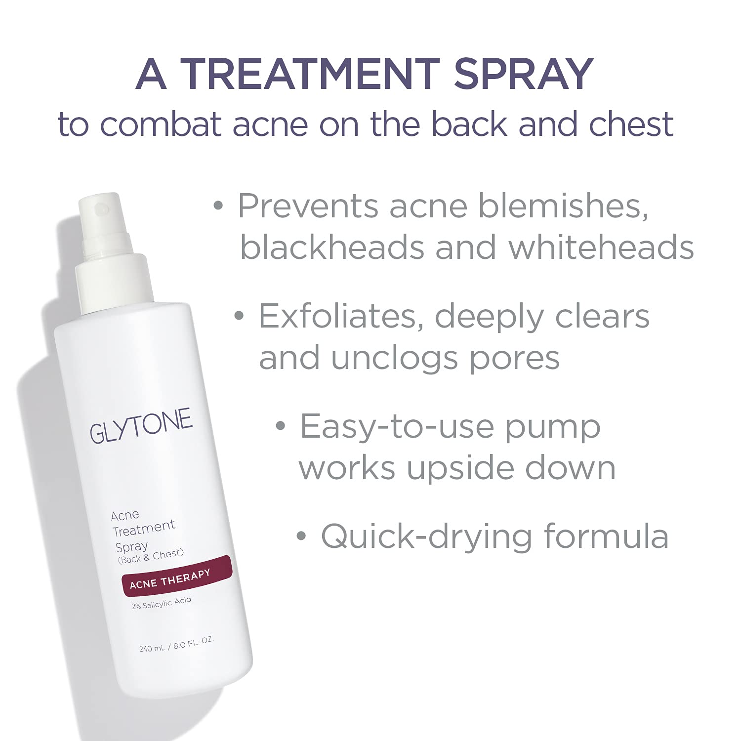ACNE TREATMENT SPRAY (BACK AND CHEST) – Bras Medical Spa